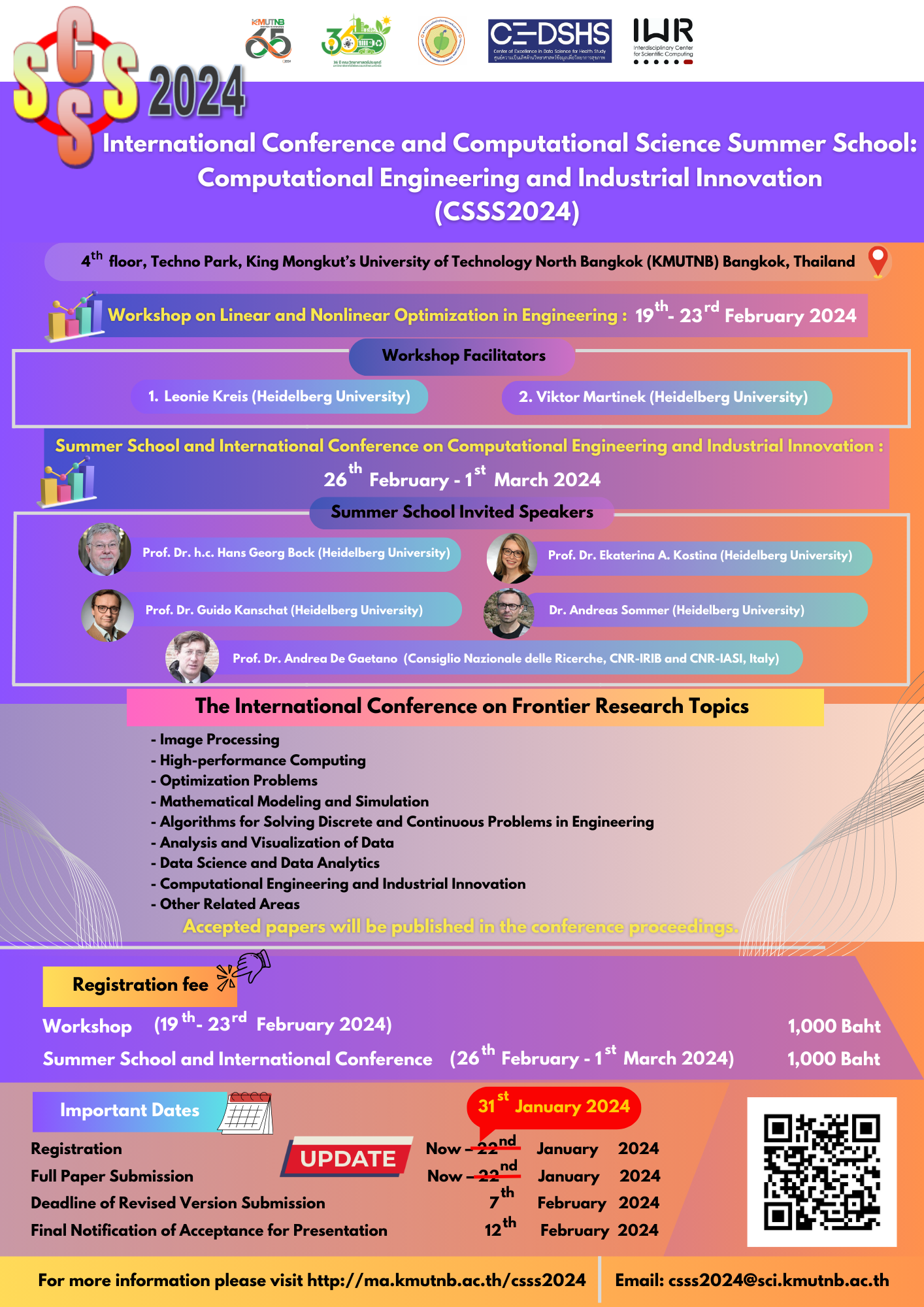 Poster & Program - CSSS 2024